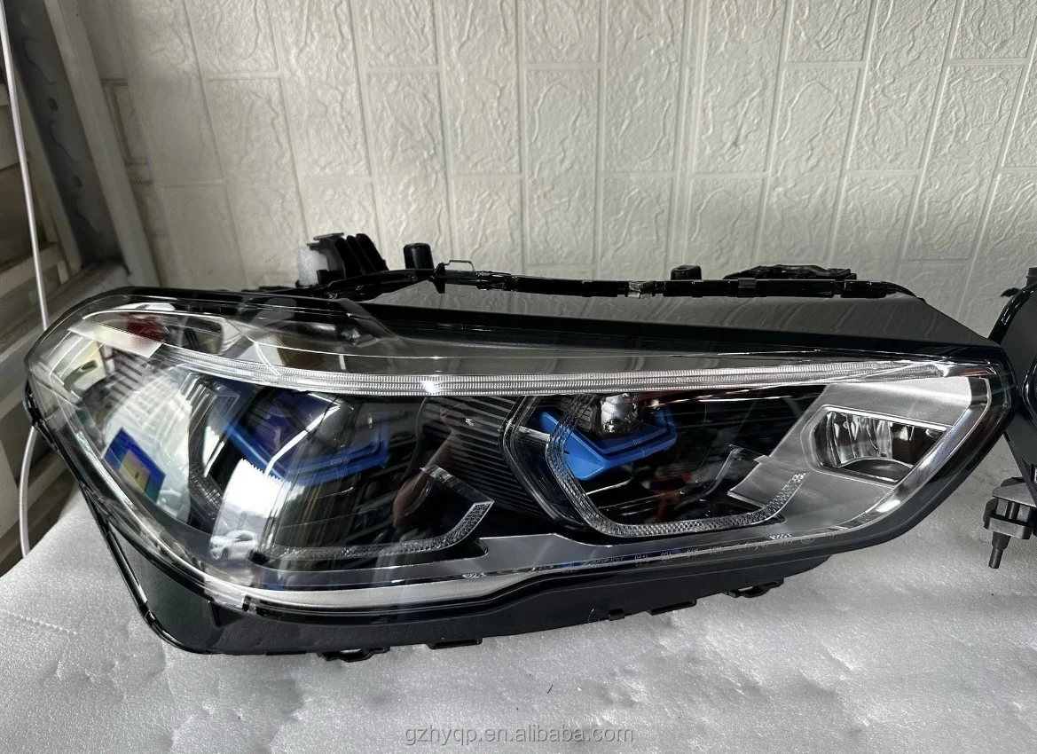 Original G05 Laser Headlight Shadow Line Black OEM for BMW X5 X6 F95 ...