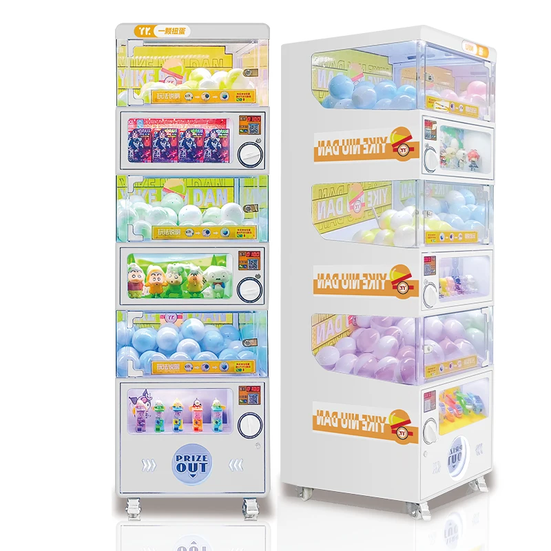 New Shopping Mall Gacha Twisted Egg Capsule Toy Vending Coin Pusher ...