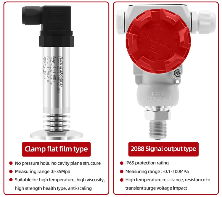IP67 Gas Vacuum Fuel Rail Pipe Ceramic Capacitive Pressure Sensor 0-5v ...