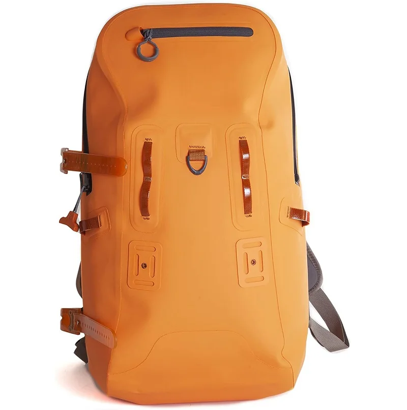Waterproof Fishing Backpack Fully Submersible Zipper 28L TPU Travel ...