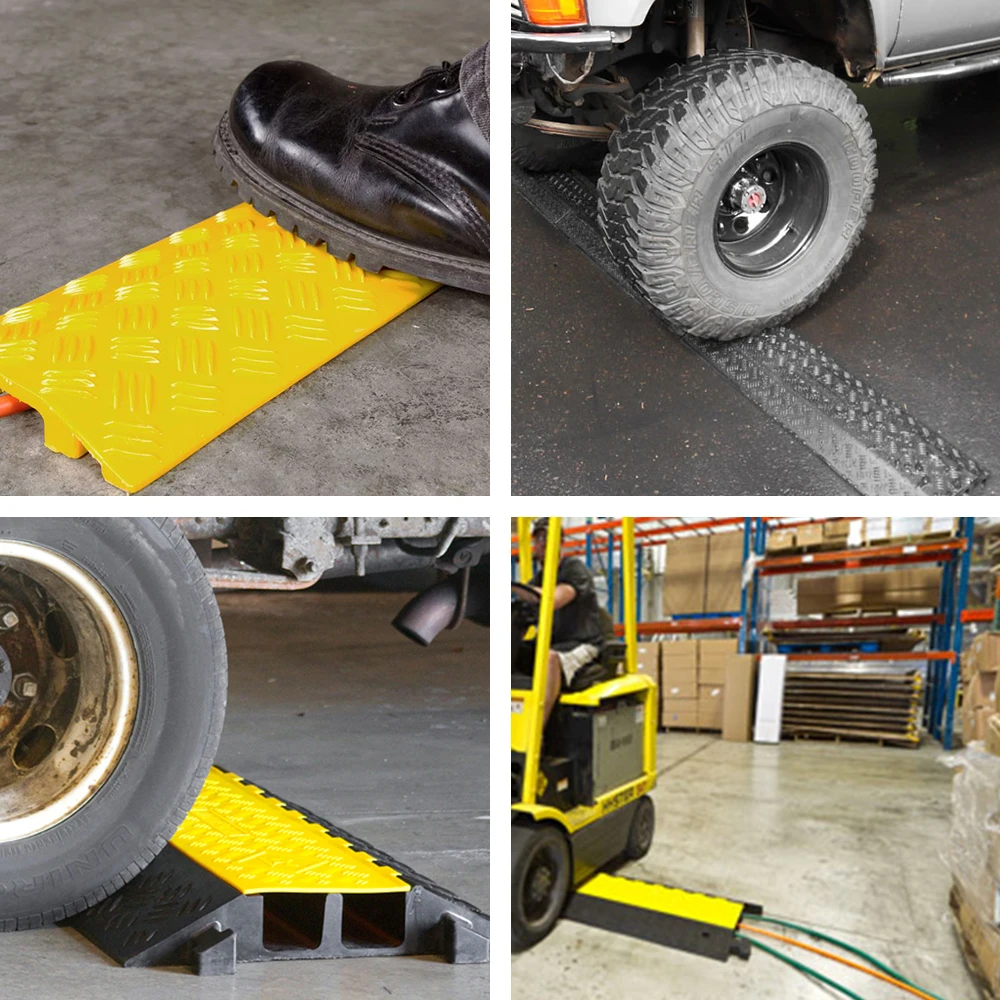 Heavy Duty Polyurethane Cable Protectors for ADA Compliance