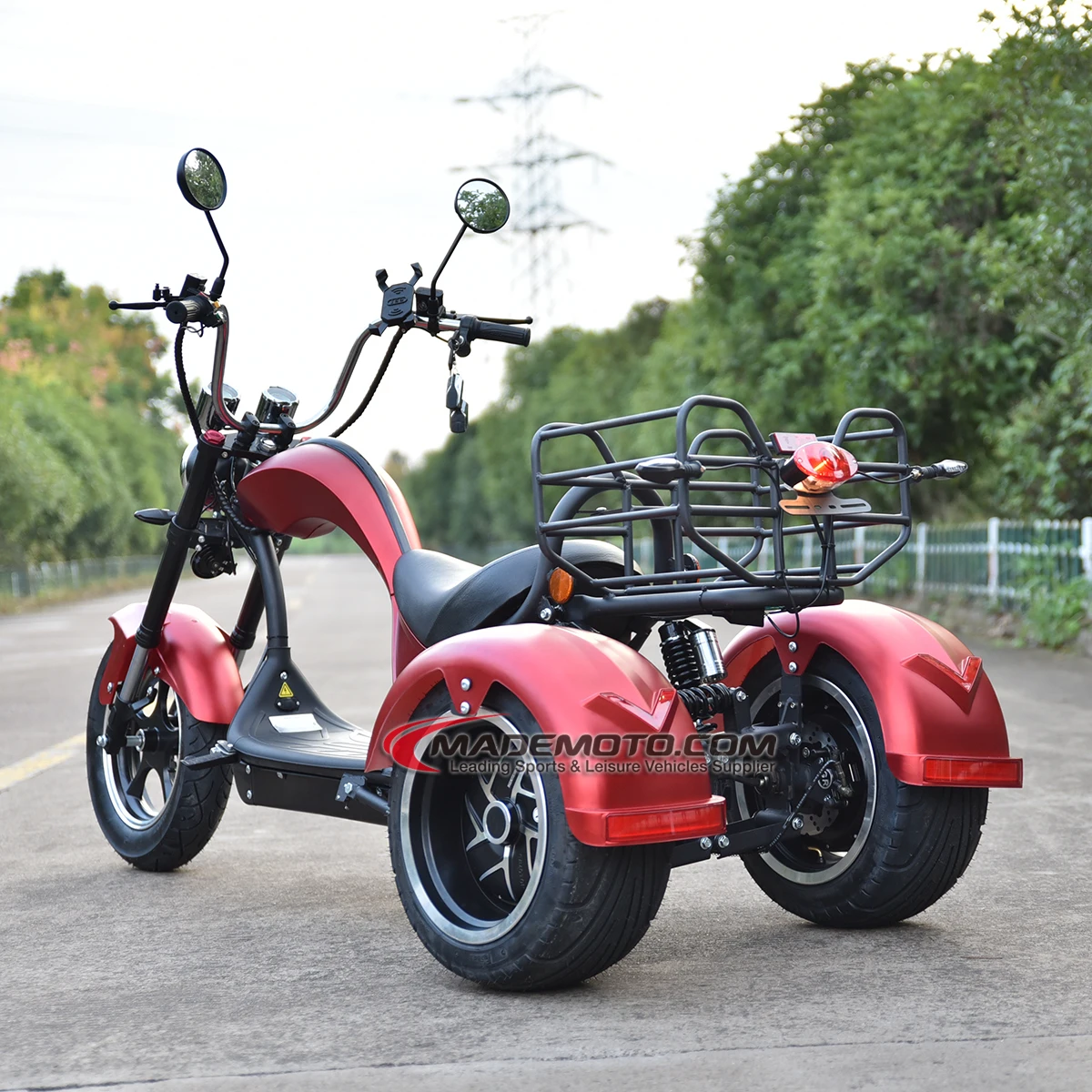 City Electric Scooters - 3 Wheel Citycoco Tricycle 2000w