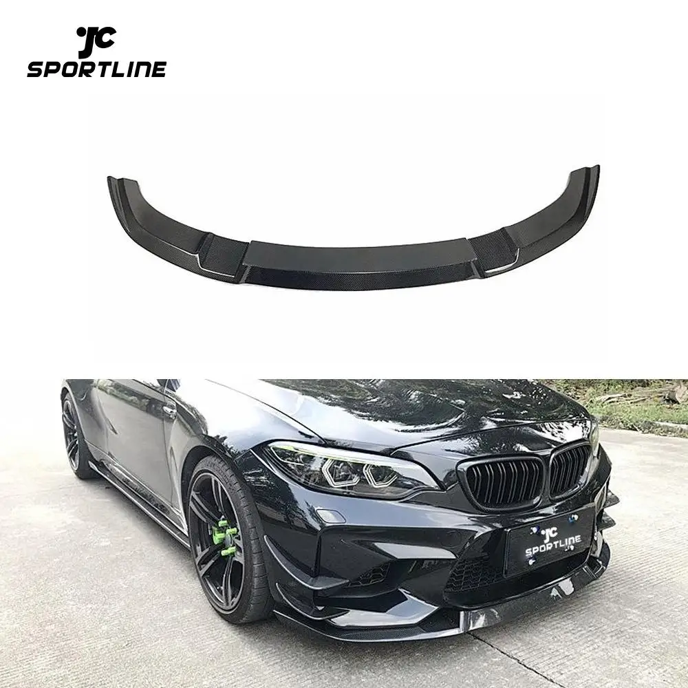 Carbon Front Bumper Splitter Lip Chin Spoiler For Bmw 2 Series F87 M2 ...