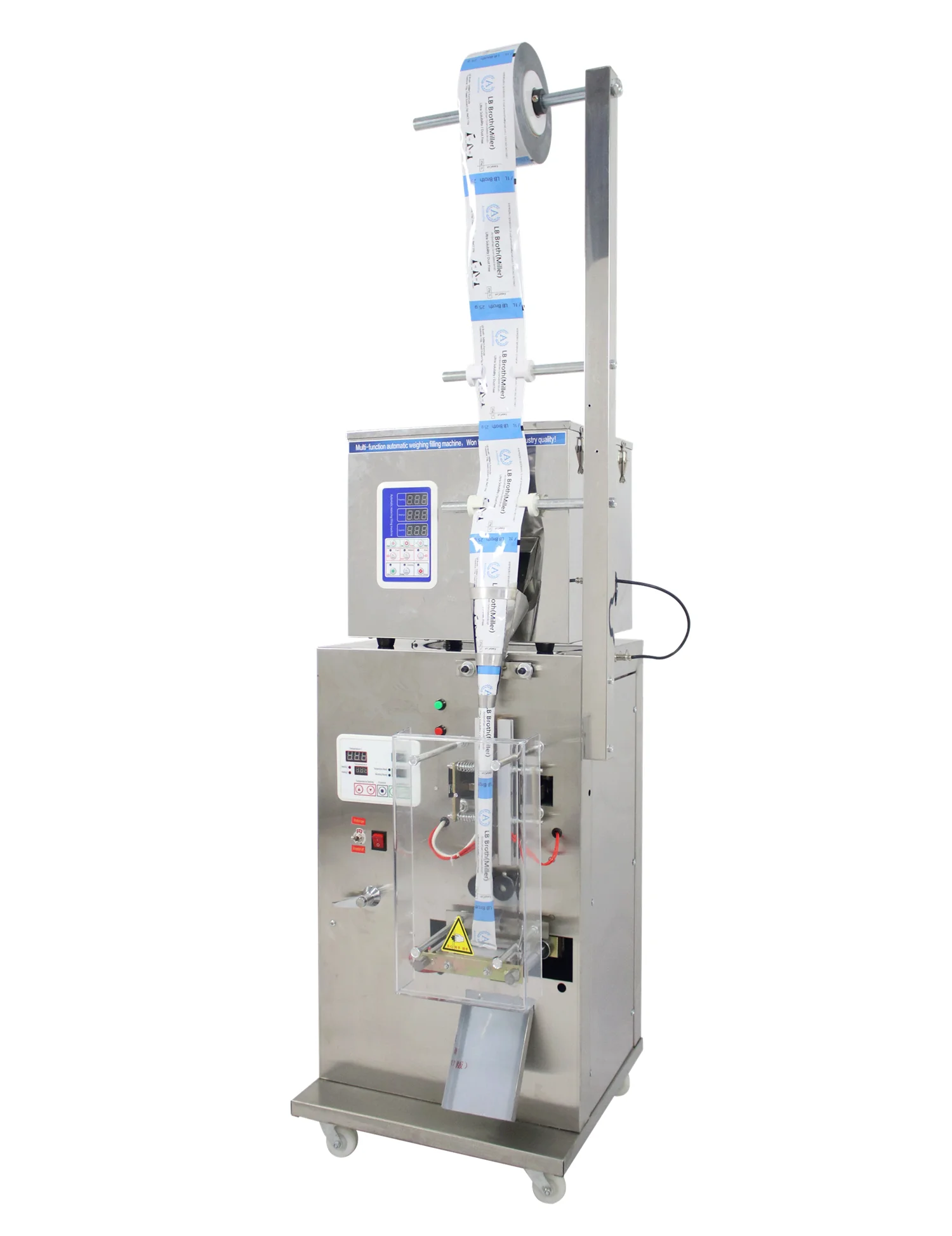 1-200g Multi-function Spiral Feeding Automatic Bag Packing Machine ...