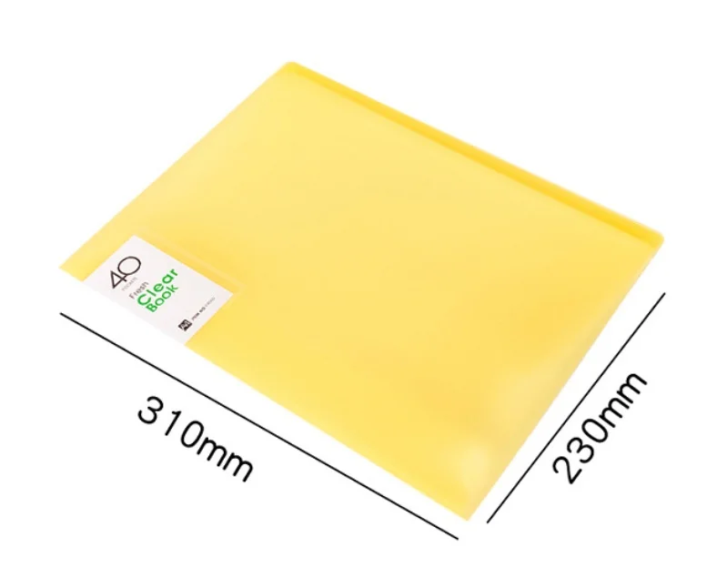 Yahou Customized A4 Size Plastic Office File Folder Candy Color Hard ...