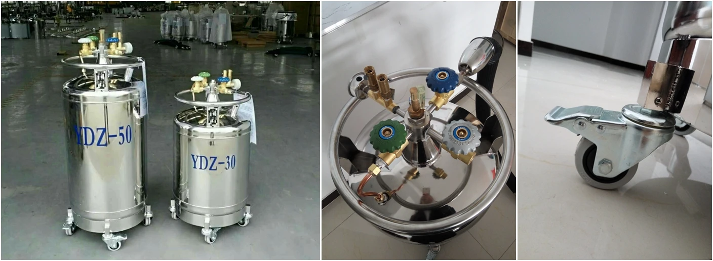 100l Cryogenic Liquid Nitrogen Storage Tank Of Liquid Nitrogen Transfer ...