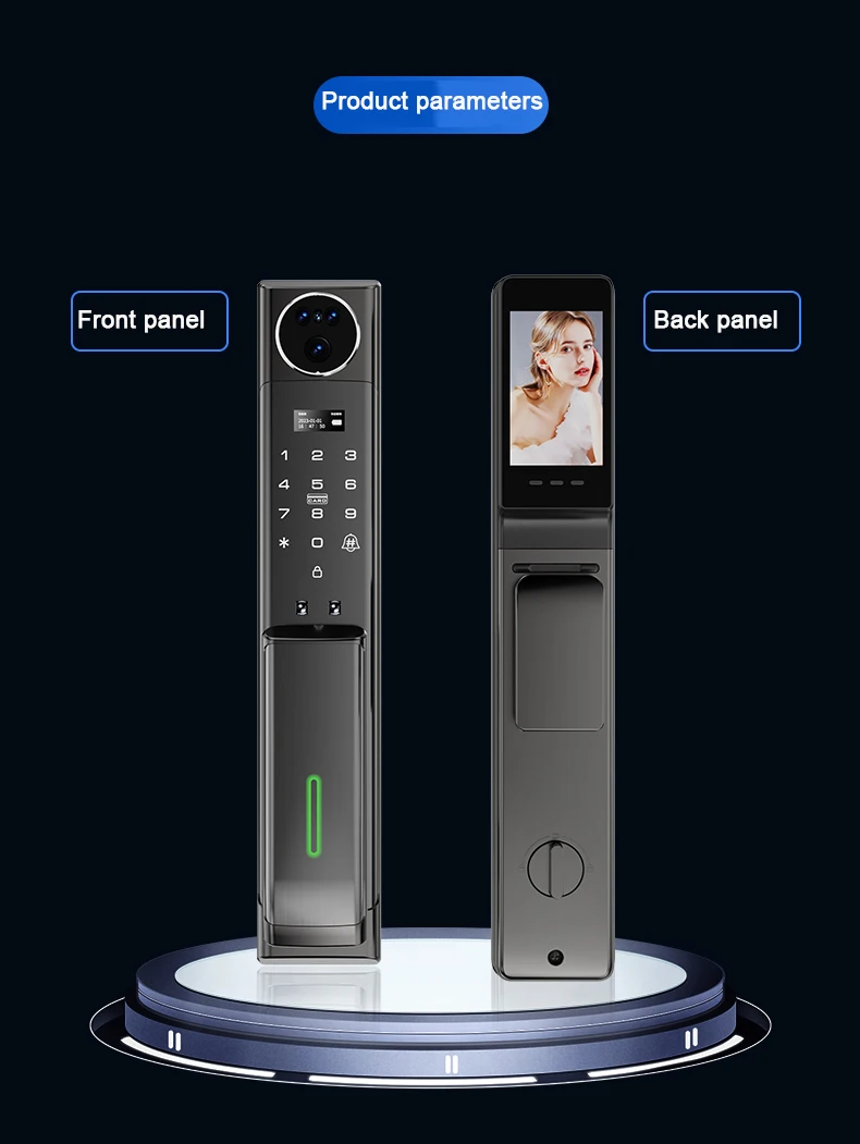 3d Face Recognition Video Call Smart Lock Finger Vein Lock With Hd ...