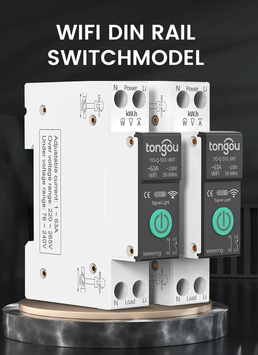 Api Tuya Wifi Mcb Smart Circuit Breaker Over Current Protection Power ... Api Tuya Wifi Mcb Smart Circuit Breaker Over Current Protection Power ...
