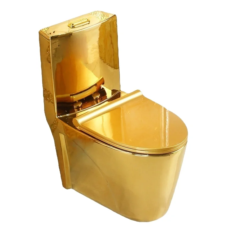 Electroplated Luxury Modern Golden Commode Water Closet Ceramic Wc ...
