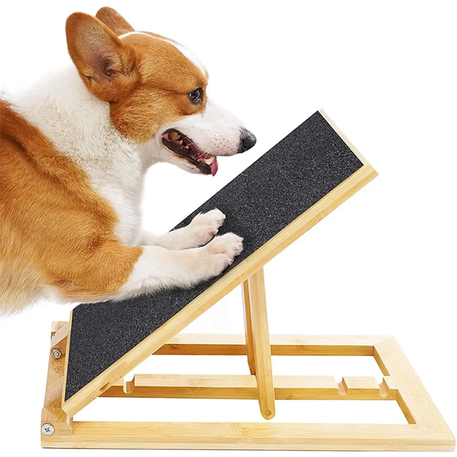 Wooden Dog Nail Scraper - Adjustable & Foldable Pet Board