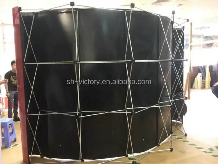 3x3 3x4 Exhibition Backdrop Trade Show Roll Pull Up Pop Up Display ...