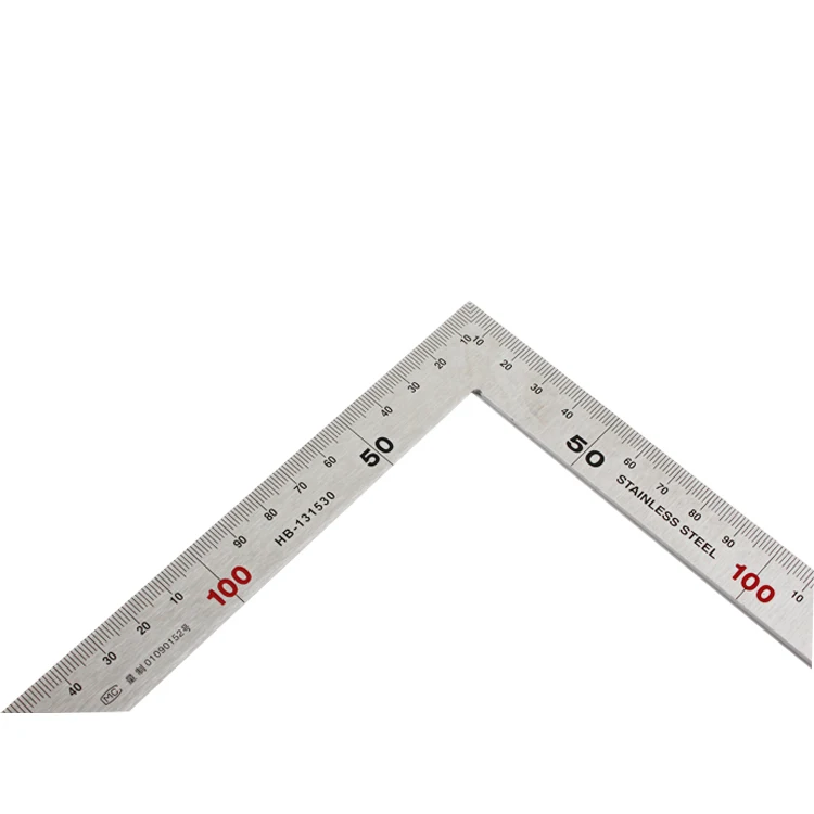 Metal Square Ruler - Professional Stainless Steel L Ruler
