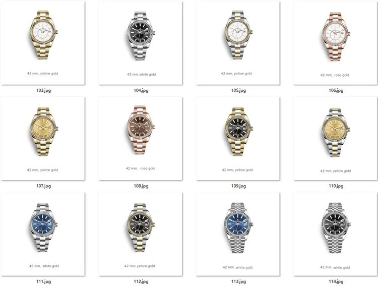 3A Watches Luxury Automatic Mechanical Movement Mens Repliaes Sapphire ...