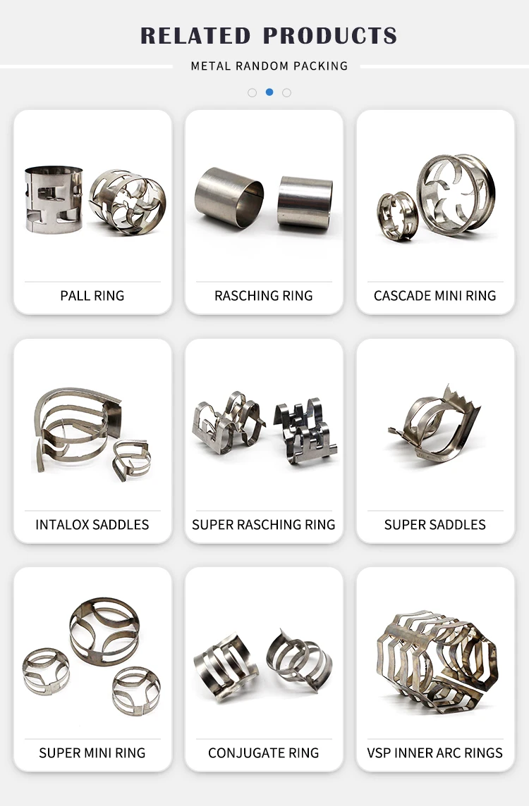 Xintao Metal Pall Rings - Efficient Stainless Steel Packing