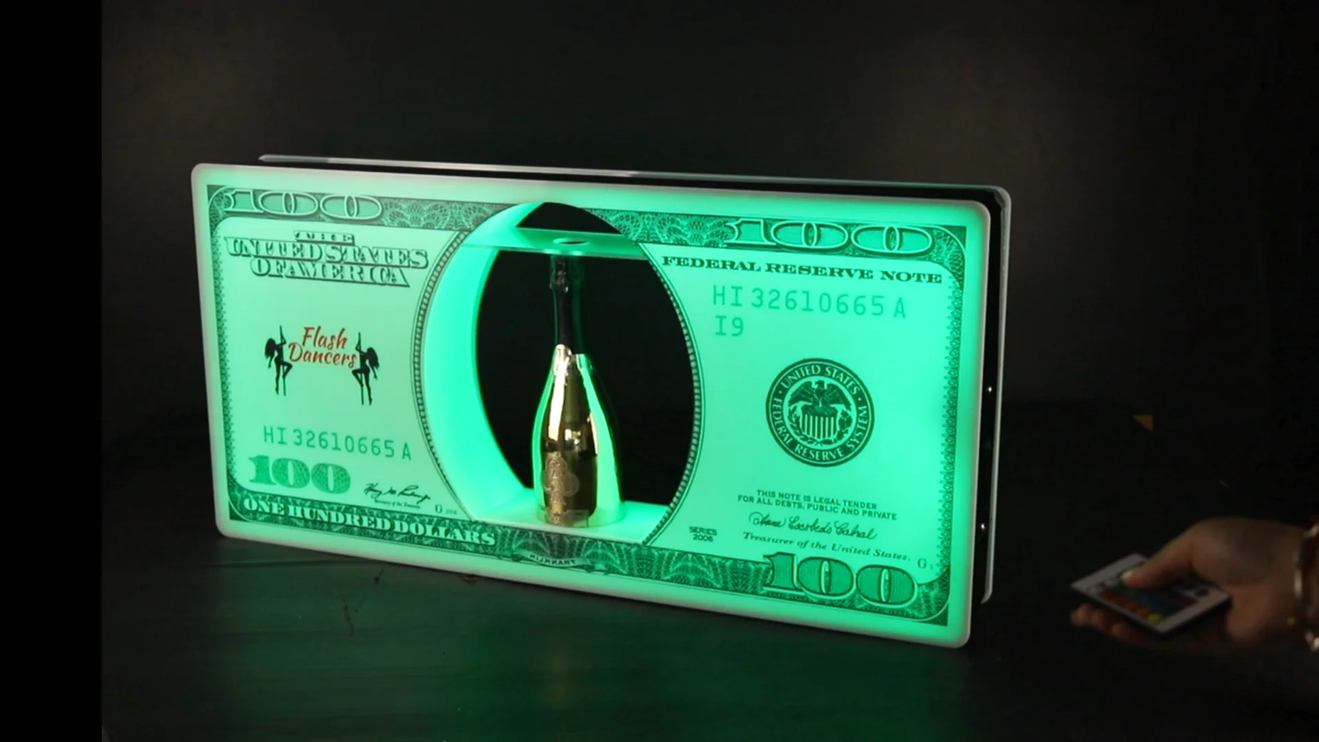 Nightclub Bar Led Dollar Bill Messages Board Sign Liquor Vip Wine ...