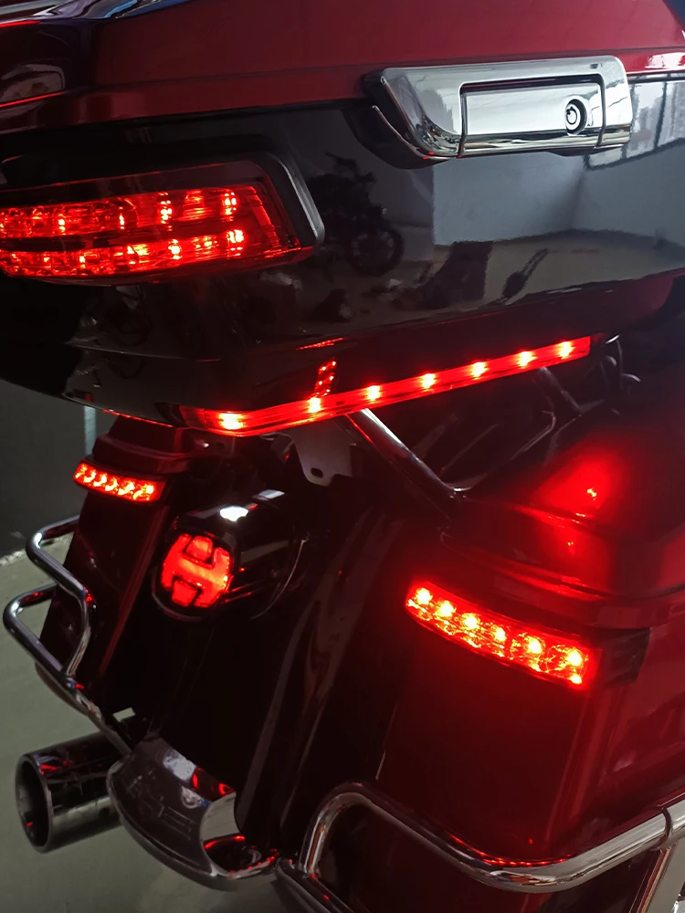 Motorcycle Tour Pak Pack Accent Side Panel LED Light for Harley Touring ...