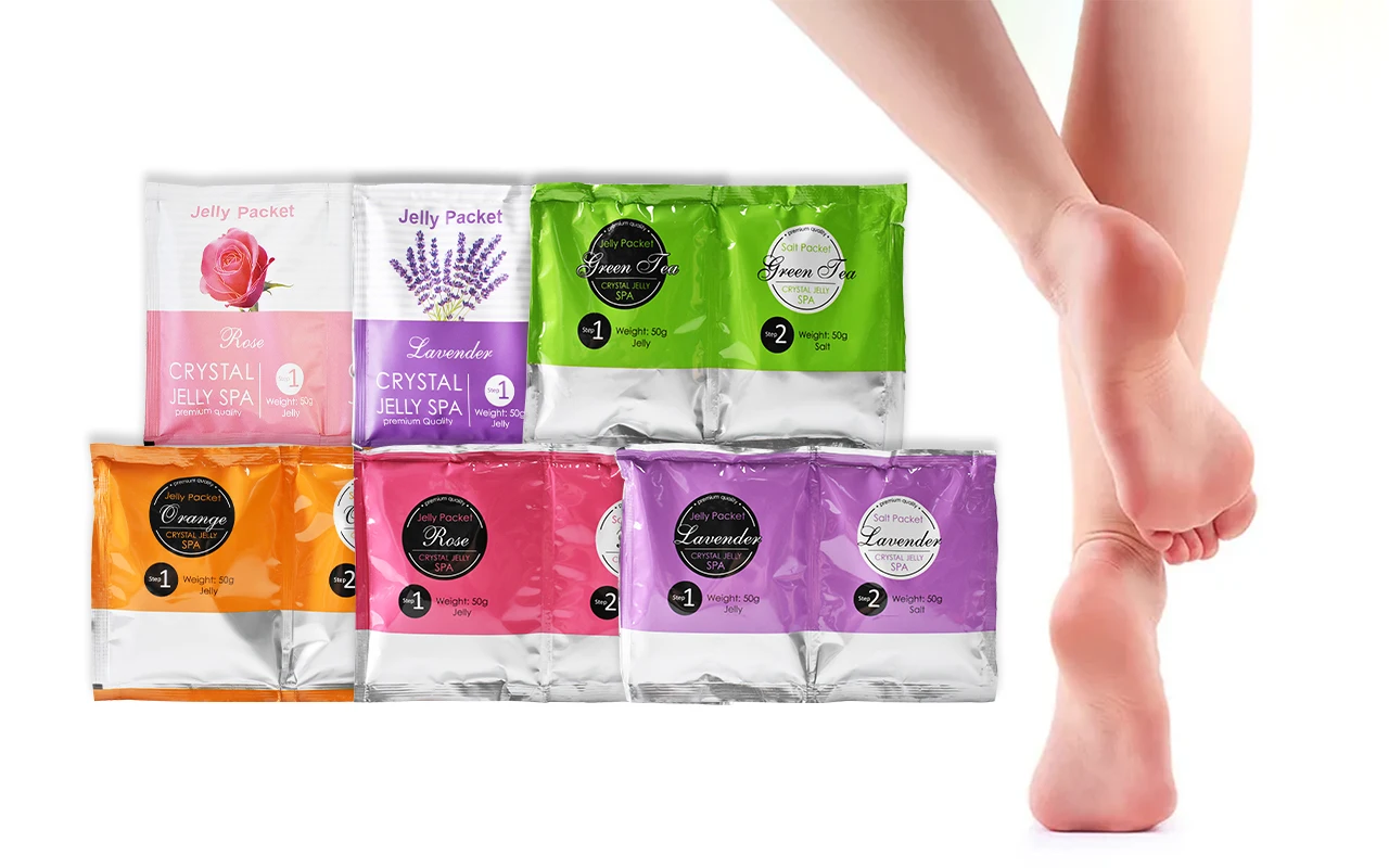 Private Label Pure Nature Lavender Crystal Jelly Spa Pedicur Foot Soak ...