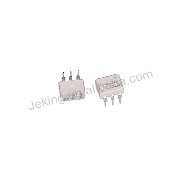 Jeking Moc3051 Transistor Output Optocouplers Dip-6 1 Channel 60 Ma 1.15 V Moc3051m - Buy ...