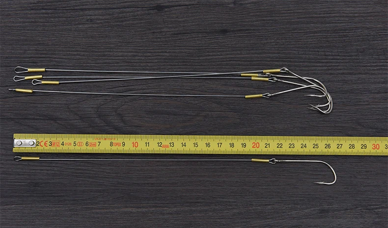 High Carbon Steel Wire Hook with Barb for Fishing Tackle