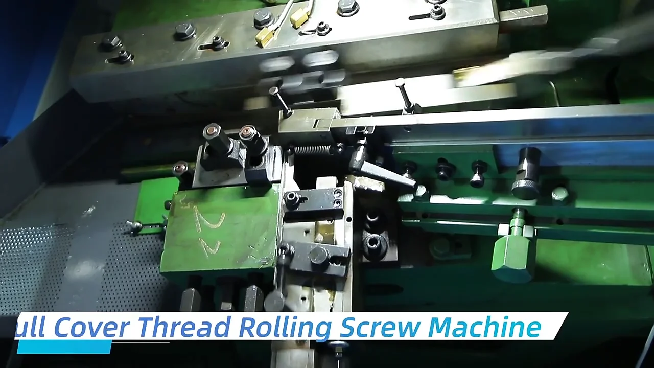 Automatic Making Bolt Screw Thread Rolling Screw Making Machine - Buy ...