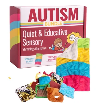 Play Dough Autism Anti Stress Mat Montessori Box Kit Pack Sensory ...