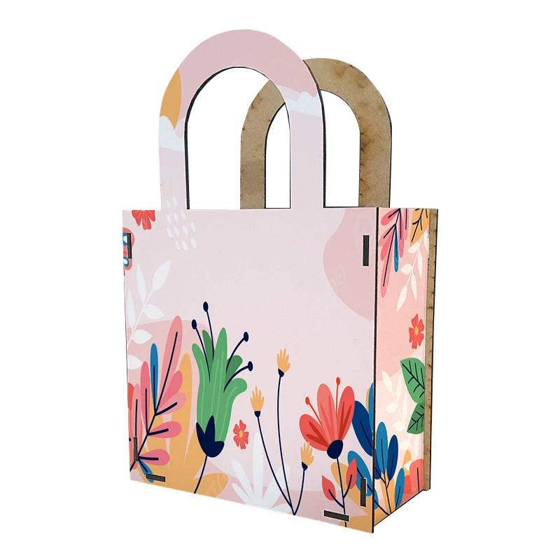 Customized Printable Tote Bag Sublimation Blank MDF Tote Bag Wooden ...