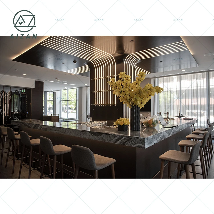 Luxury LED Bar Counter - Modern Design for VIP Lounges