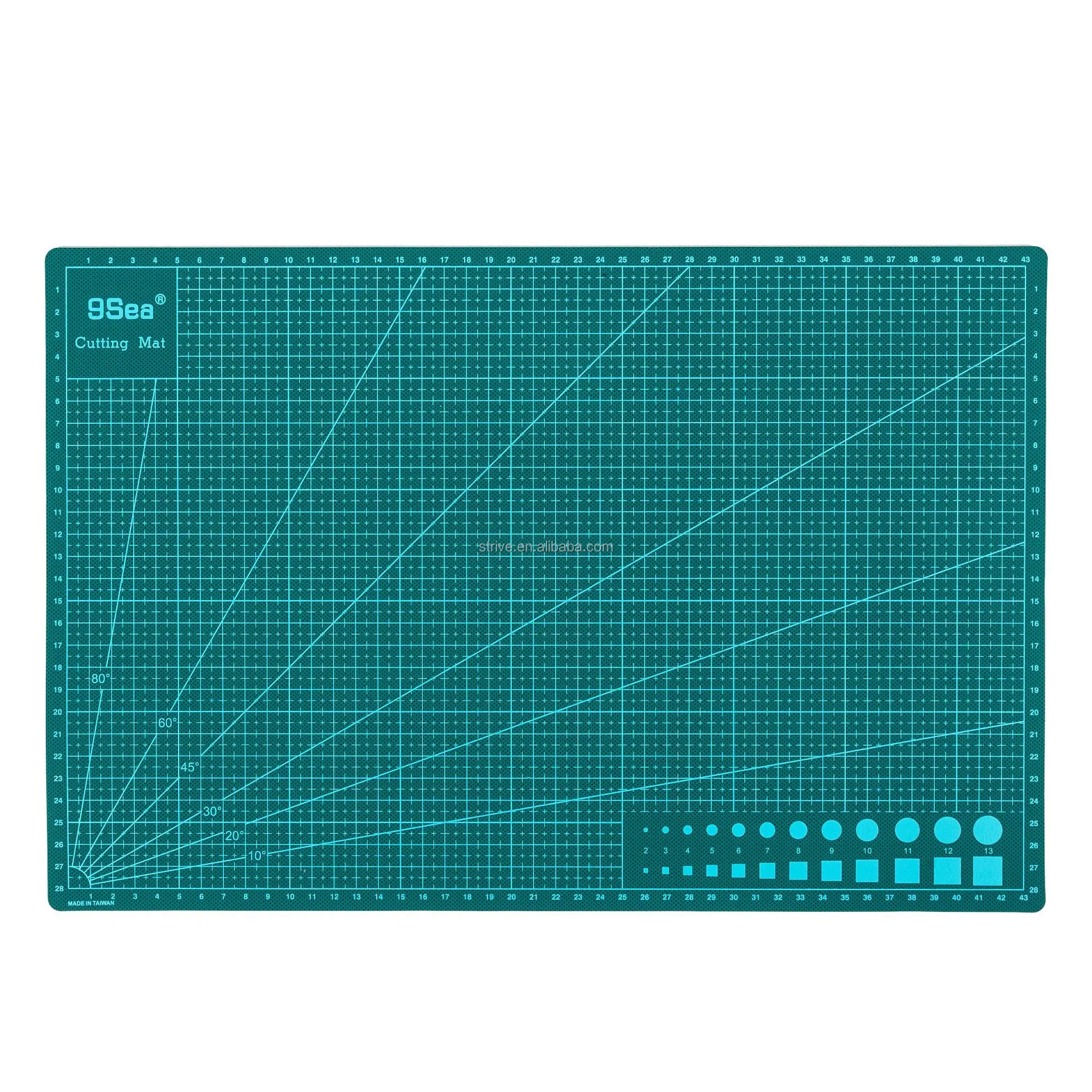 A3 A4 A5 Self Healing Cutting Mat - Double Sided Sewing Mat