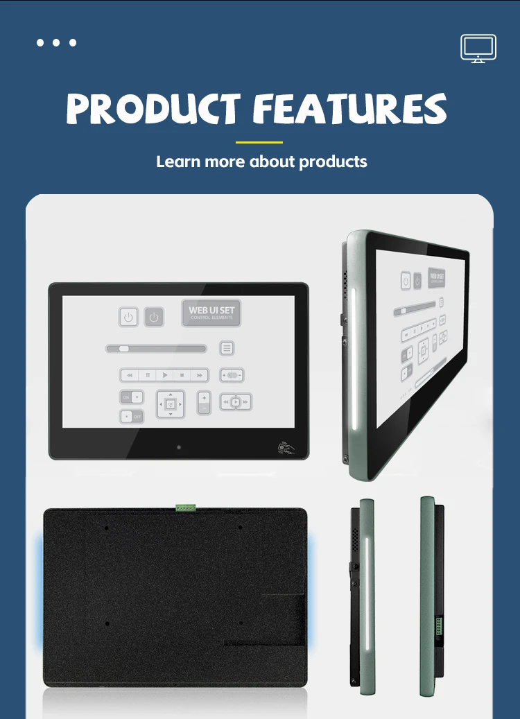 Lighted Pcap Wall Mount Small Smart Capacitive Touch Screen All In One ...