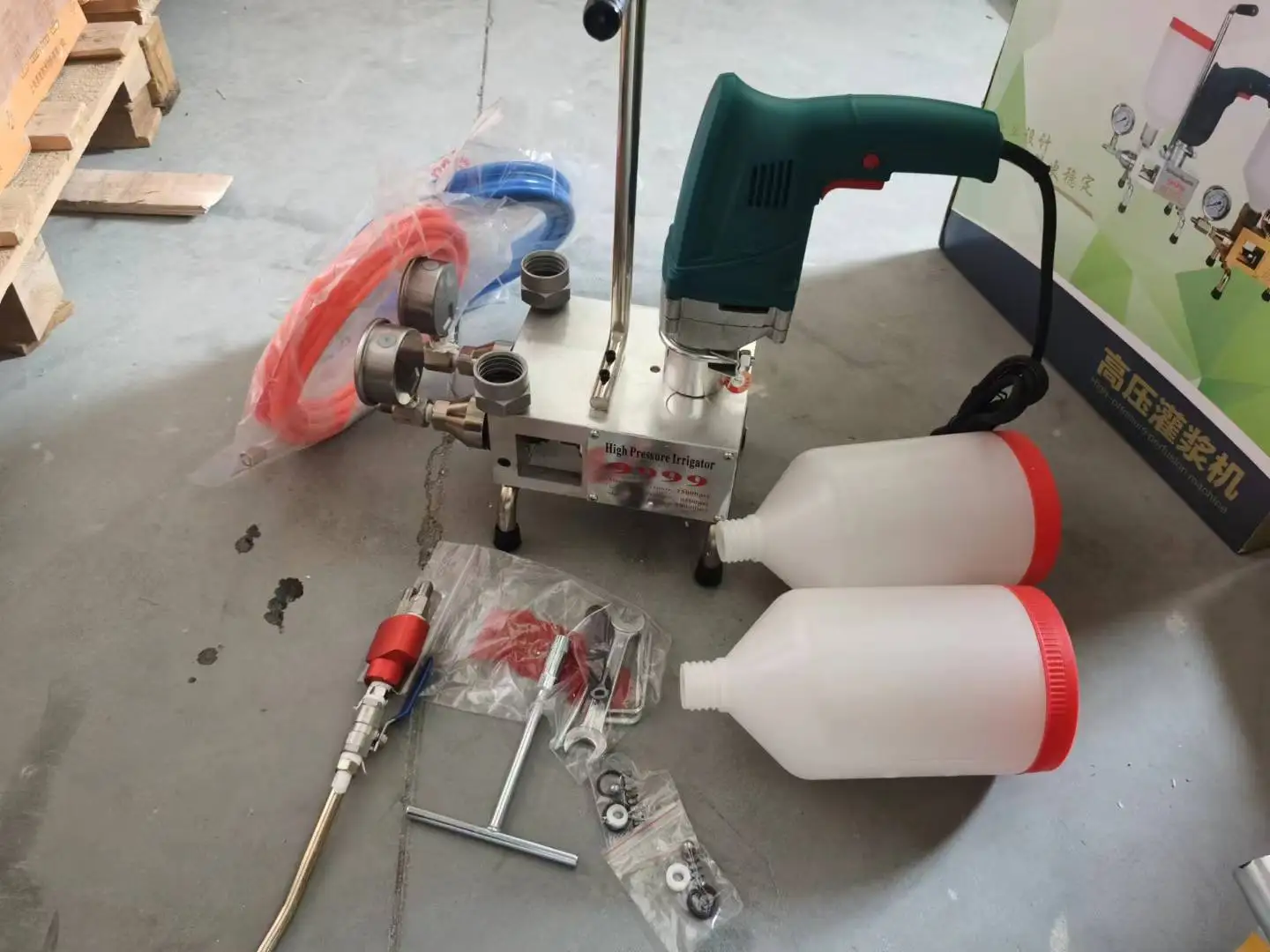 High Pressure Polyurethane Injection Grouting Machine Waterproofing ...