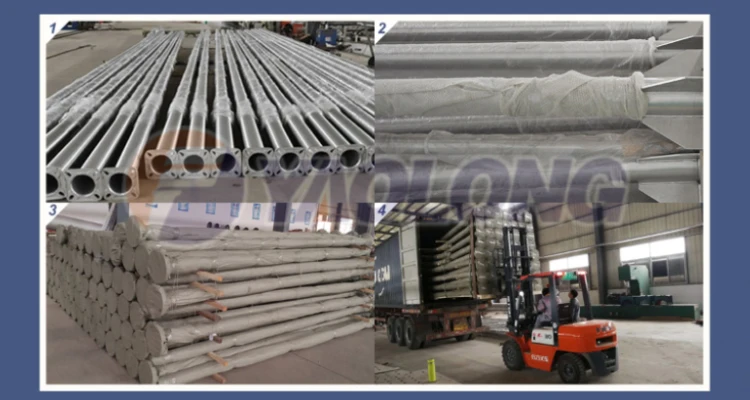 Cctv Steel Powder Coated Camera Mounting Outdoor Security Light Poles ...