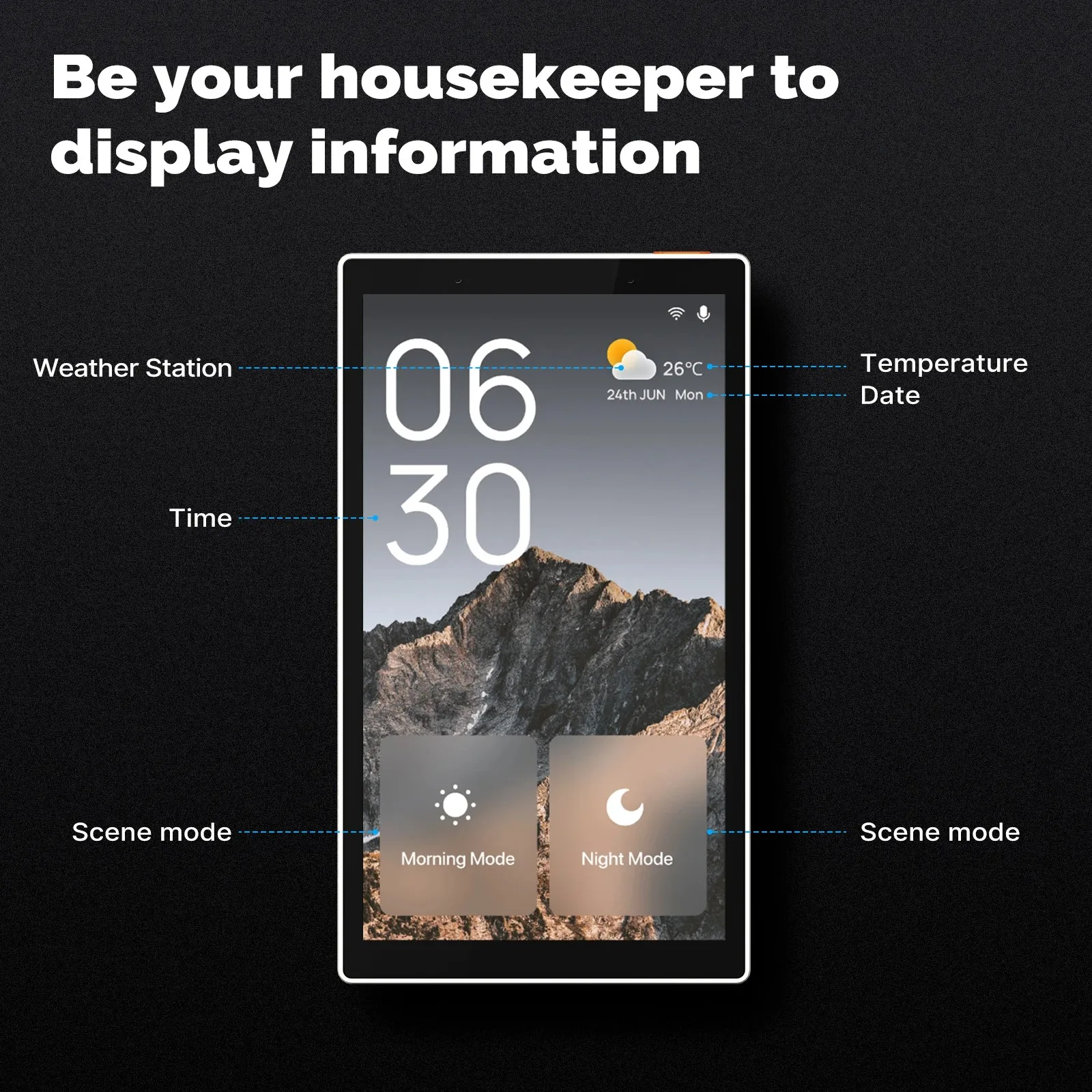 Tuya Smart Controller Smart Control Panel 5 Inch Wi-Fi Sigmesh Zigbee ...