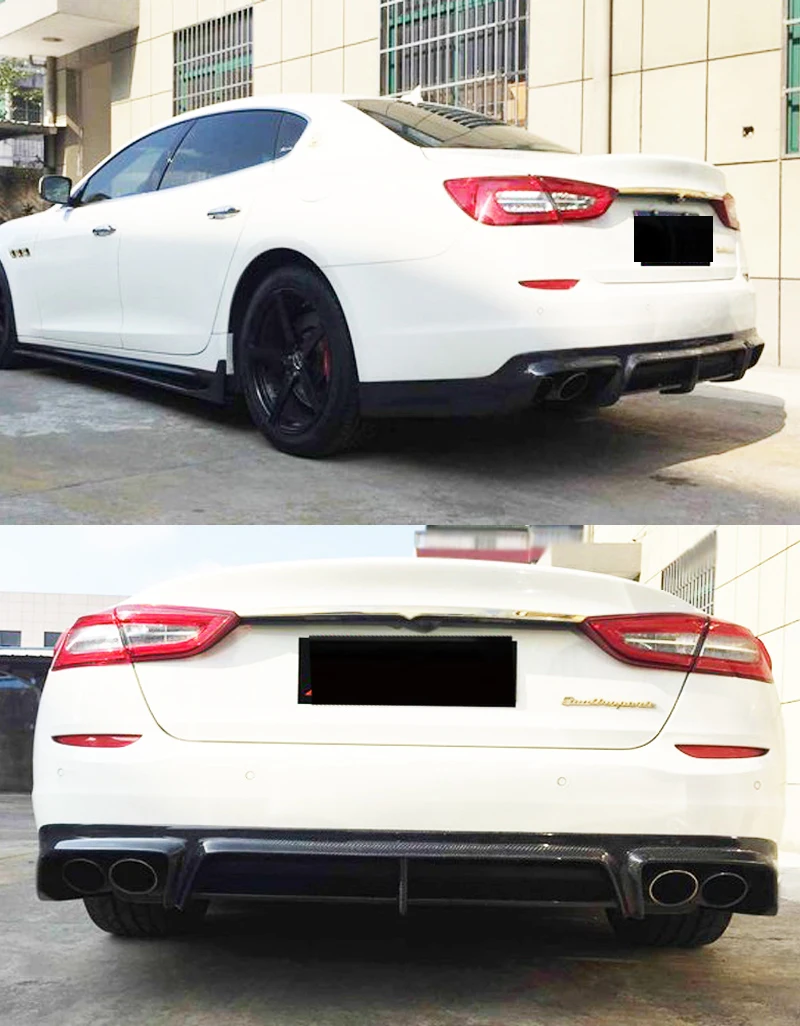 Quattroporte Carbon Fiber Rear Diffuser Lip Separator for Maserati ...