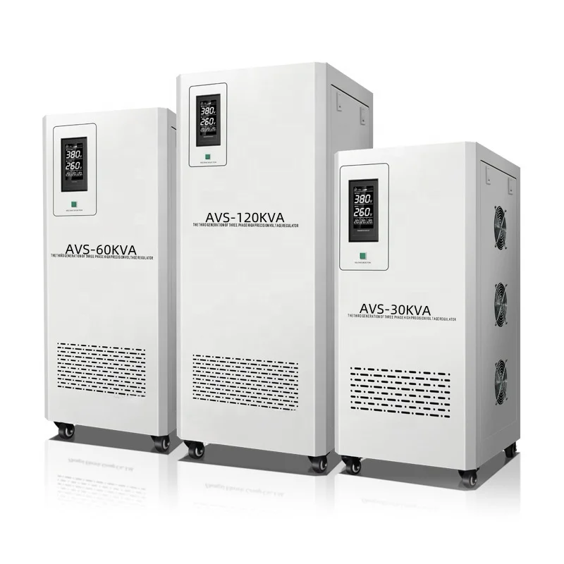 AVR-80KVA Three phase voltage regulator stabilizer high power 380v ...