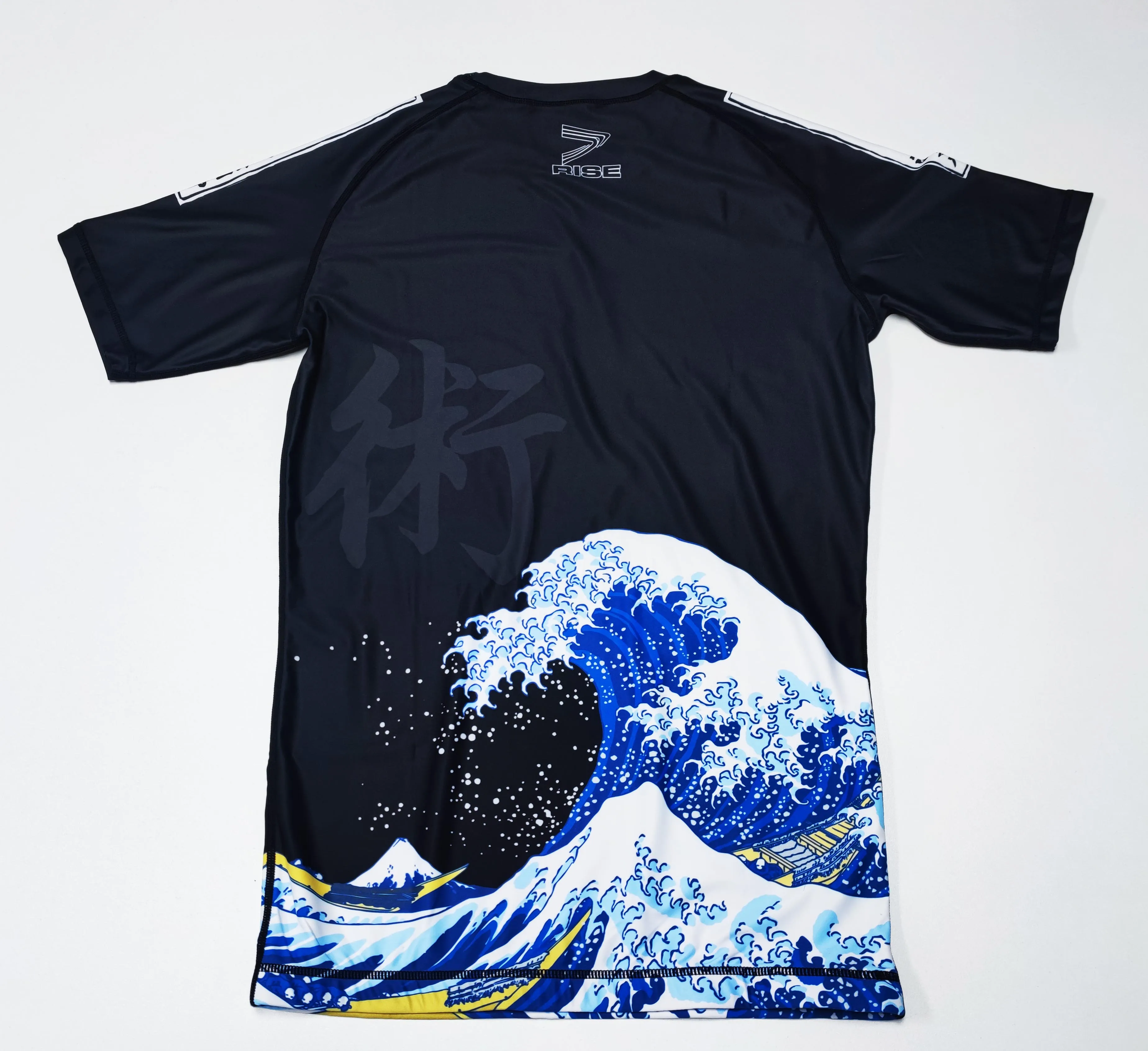 Custom Short Sleeve Surf Logo MMA BJJ Compression Shirt