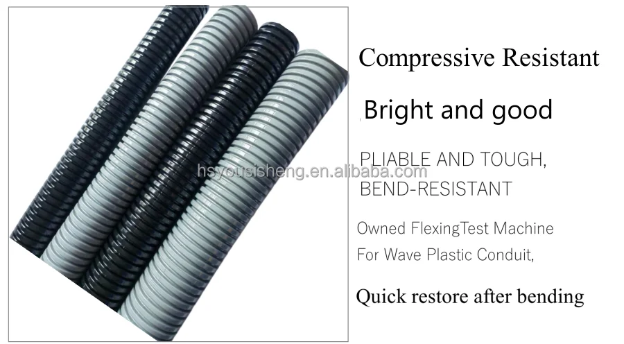 Yss Pp Plastic Corrugated Pipes For Wire Protection In Weaving Machines ...