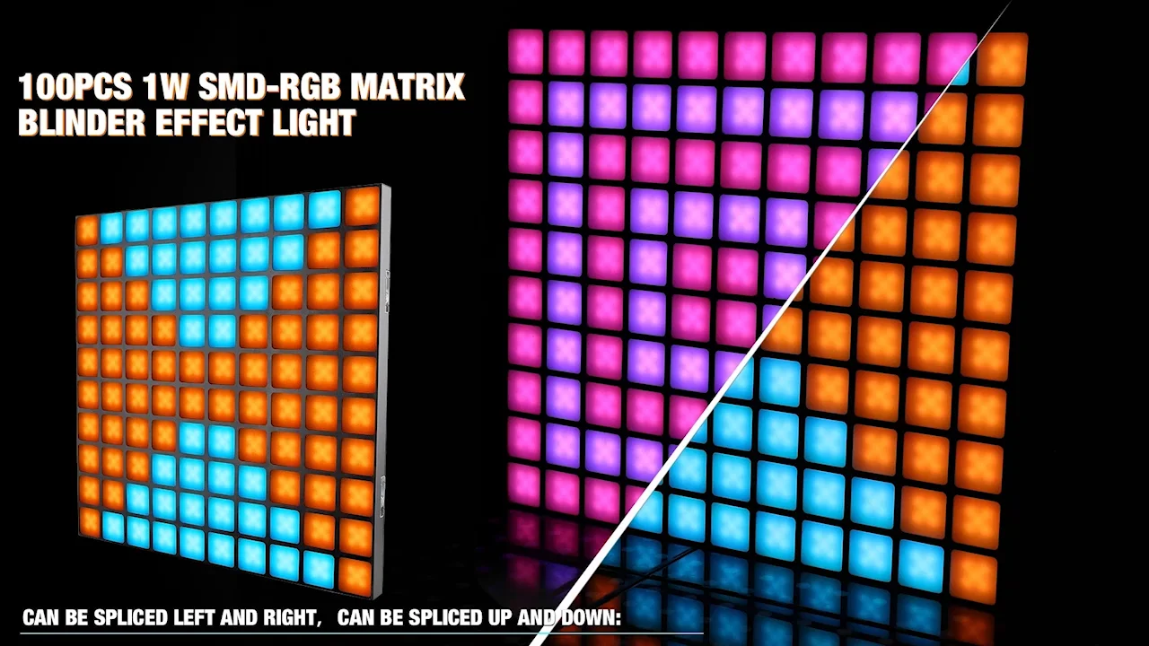 Marslite 4pcs+flight Case Luces Led Full Color Dj Club Disco Party ...