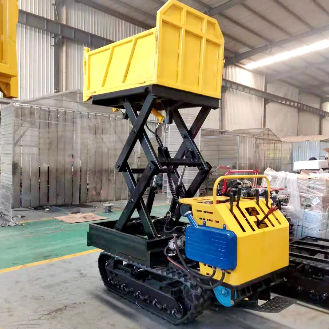 Customized Compact Mini Tracked Vehicles 2ton Crawler Dumper for Sale