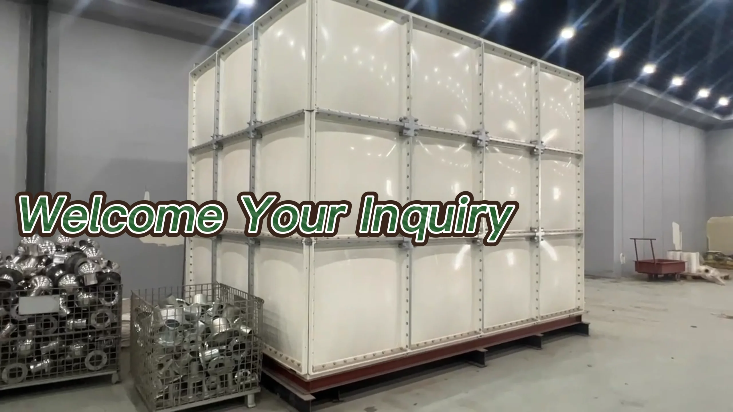 Hot Sales Grp Frp Panel Potable Square Water Tank Factory Price ...
