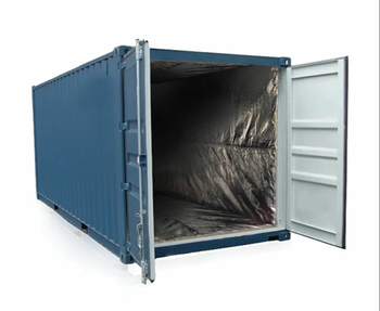 20ft 40ft 40hc Shipping Container Thermal Liner,Insulated Cargo Blanket Aluminum Woven Fabric ...