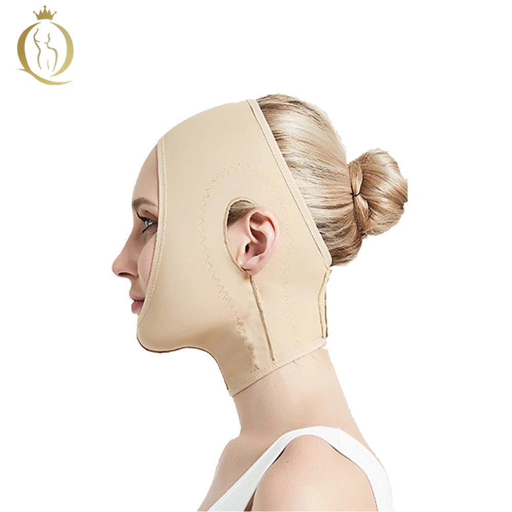 Neck and Chin Compression Garment Wrap Face Slimmer Chin Lifting Post ...