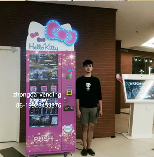 Custom Apparel Clothing Vending Machine with Big Touchscreen