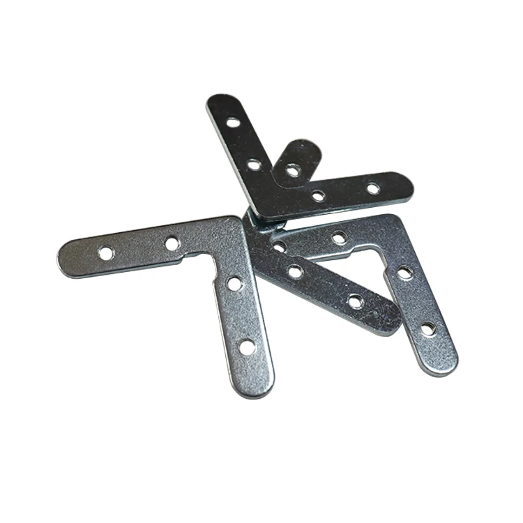 Custom L Shaped Galvanized Metal Fabrication Stamping Parts Steel Angle ...