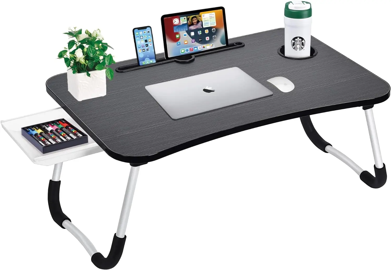 Portable Foldable Laptray Computer Bed Tray Table - Buy Computer Table ...