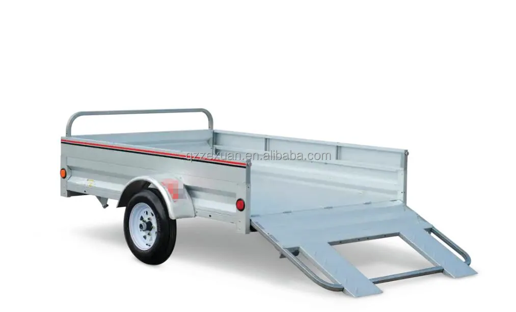 Customizable Aluminum Car Trailer with Steel Box Finish Plate ...