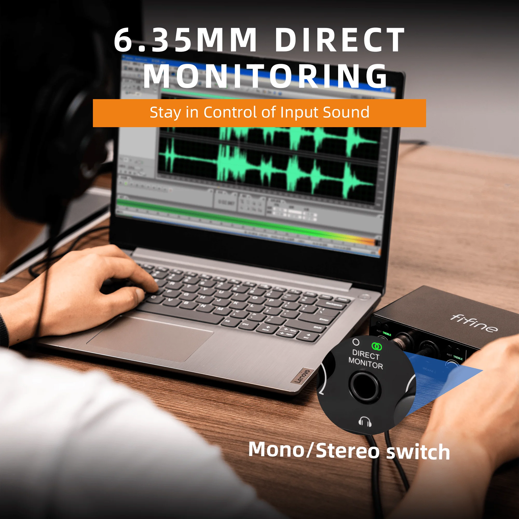 Fifine Professional Sound Card Bundle Authentic Audio Interface ...