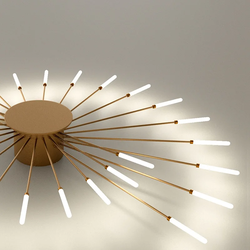 Modern Interior Lighting Acrylic Creative Firework Led Ceiling Light ...