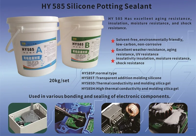 Thermally Conductive AB Compound Adhesive for Electronics