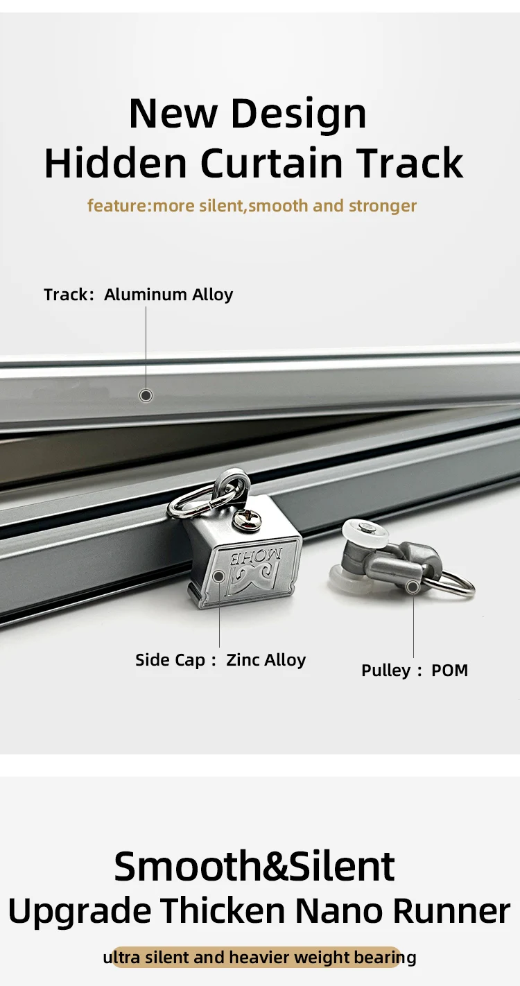 Aluminum Manual Track Sliding Window Manual Spray Ceiling Curtain Track ...