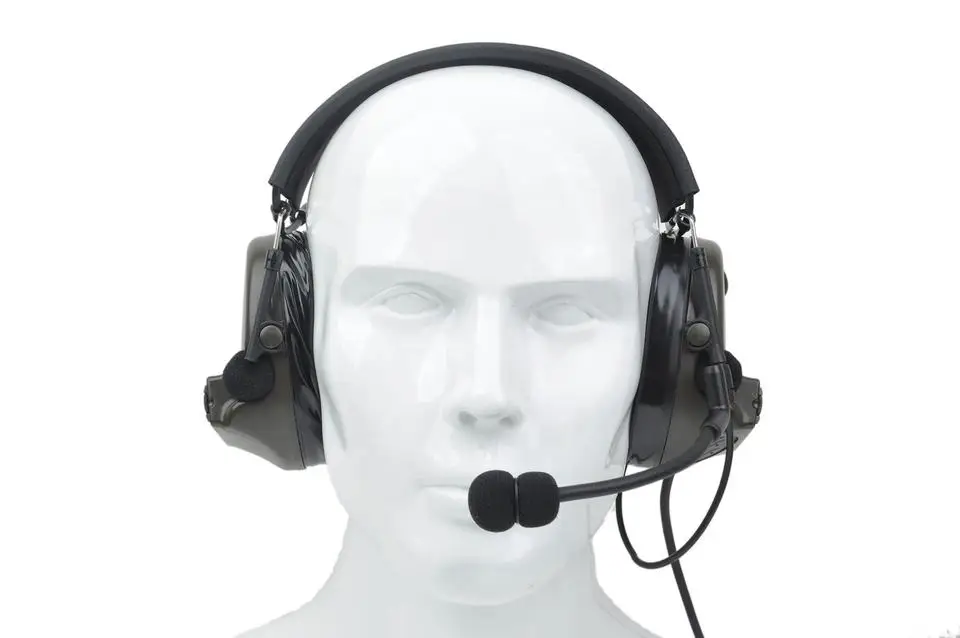 Noise Canceling Tactic Headphones Ear Protection Communication Headset ...